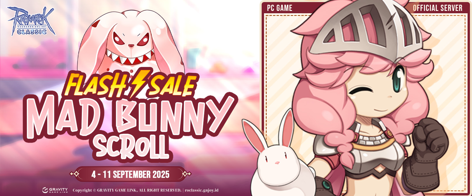 Ragnarok Classic | Flash Sale: Mad Bunny Scroll